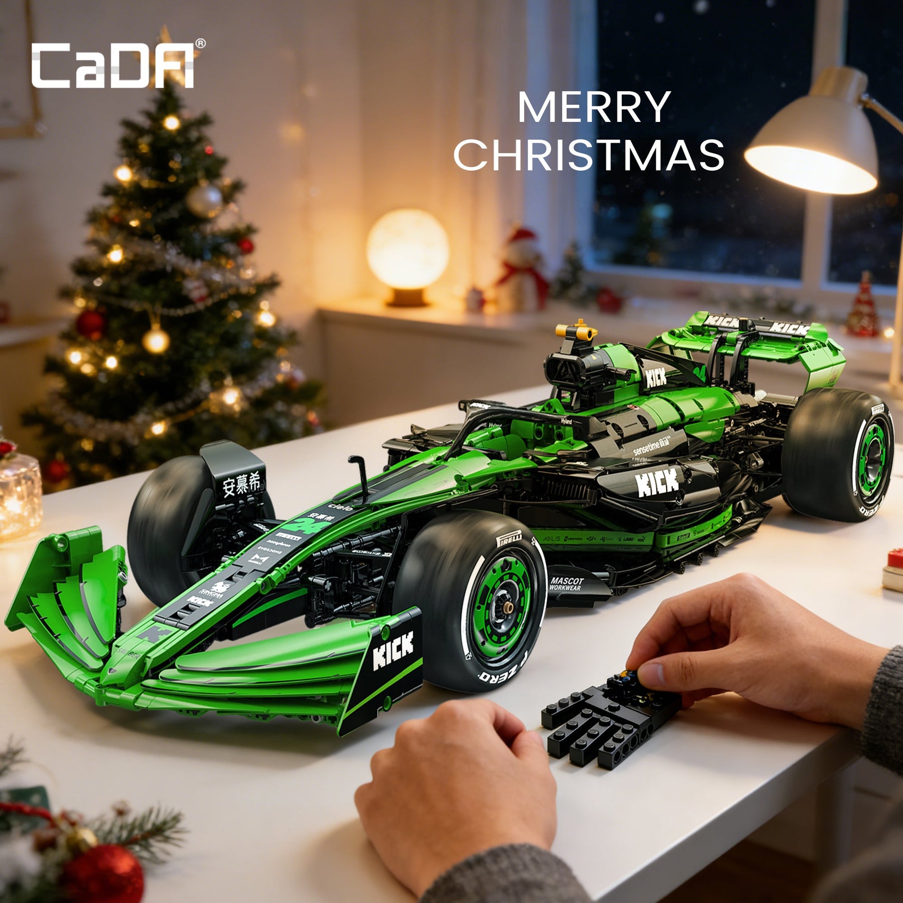 Cada 1:8 KlCK Sauber F1 Team C44 2553PCS C64010W – Doublee_CaDA